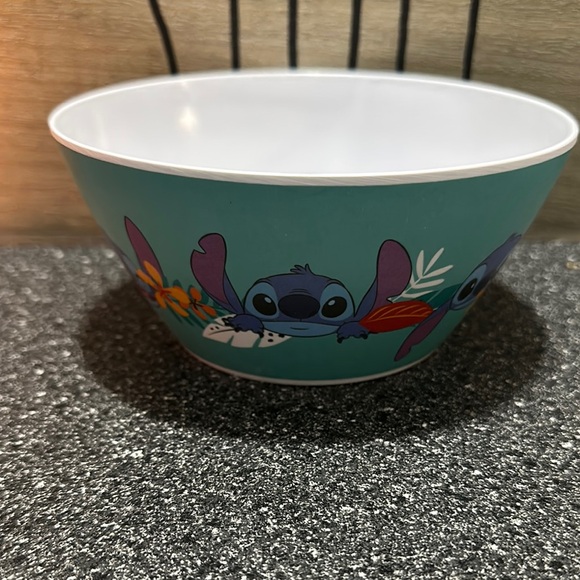 Disney | Dining | Disney Stitch Teal Bowl | Poshmark